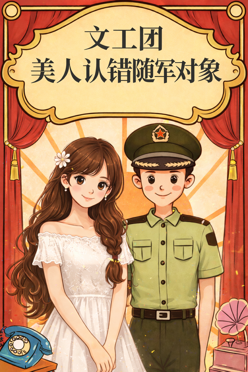 The Cultural Troupe Beauty Mistakes Her Accompany the Army Partner ...